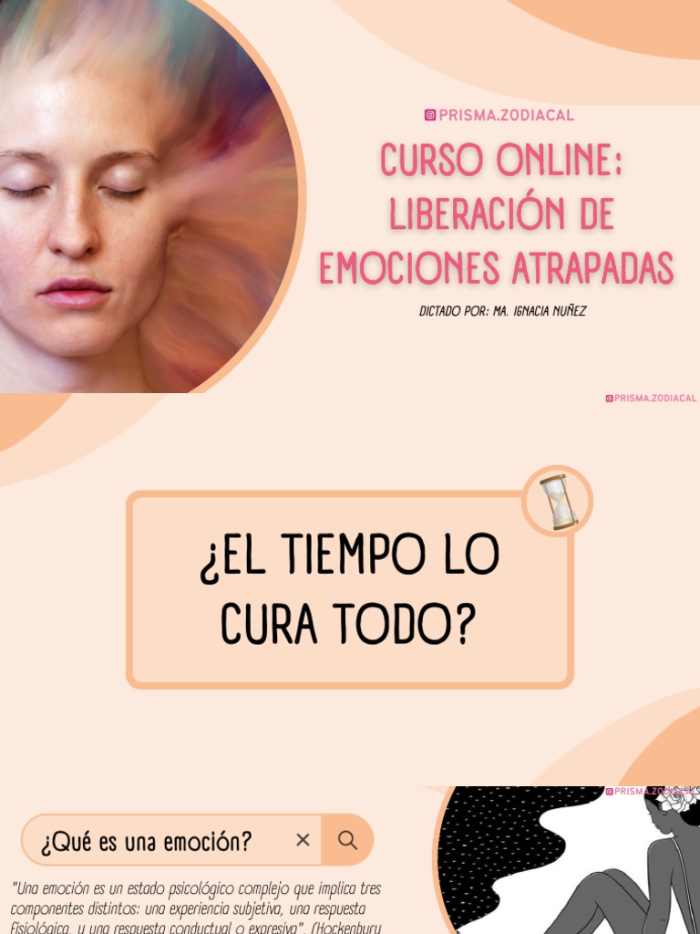 PDF Curso Liberacion de Emociones Atrapadas | PDF | Las emociones | Mente