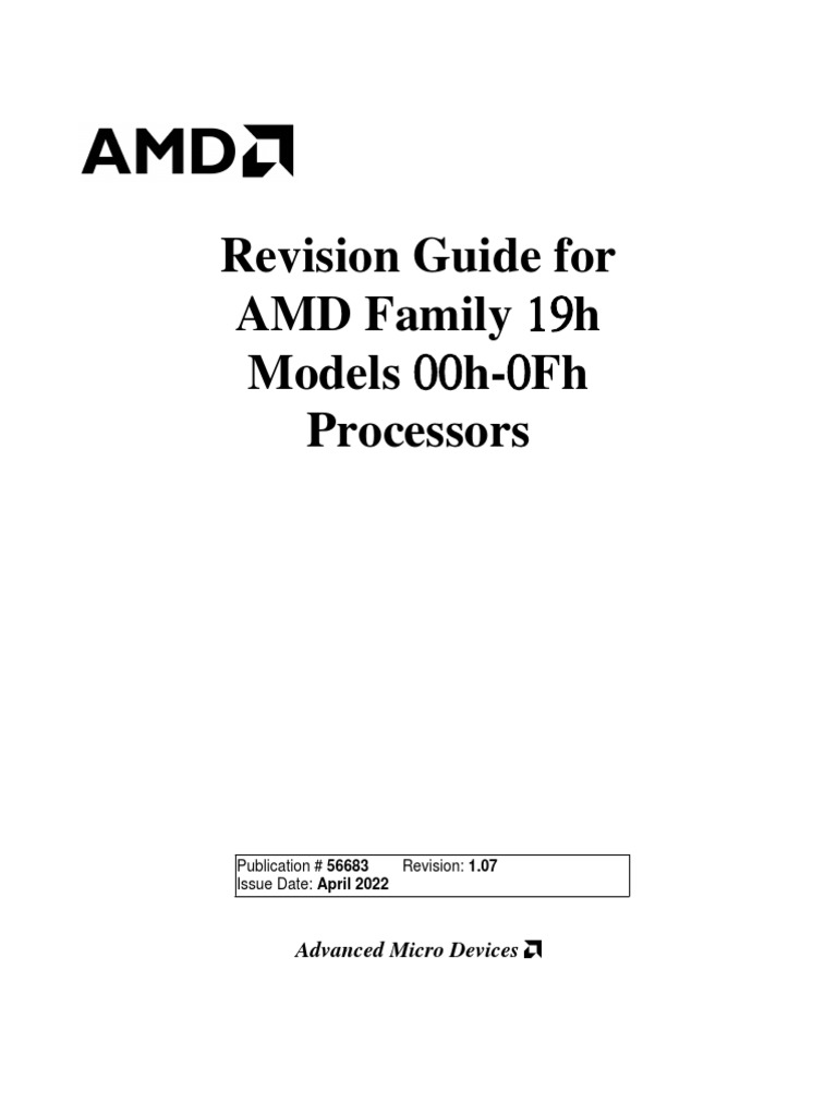 Guian de Revision Amd 19 H Procesadores | PDF | Cpu Cache | String ...