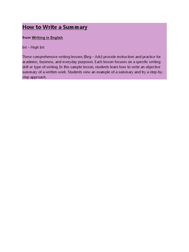 how-to-write-a-summary-pdf