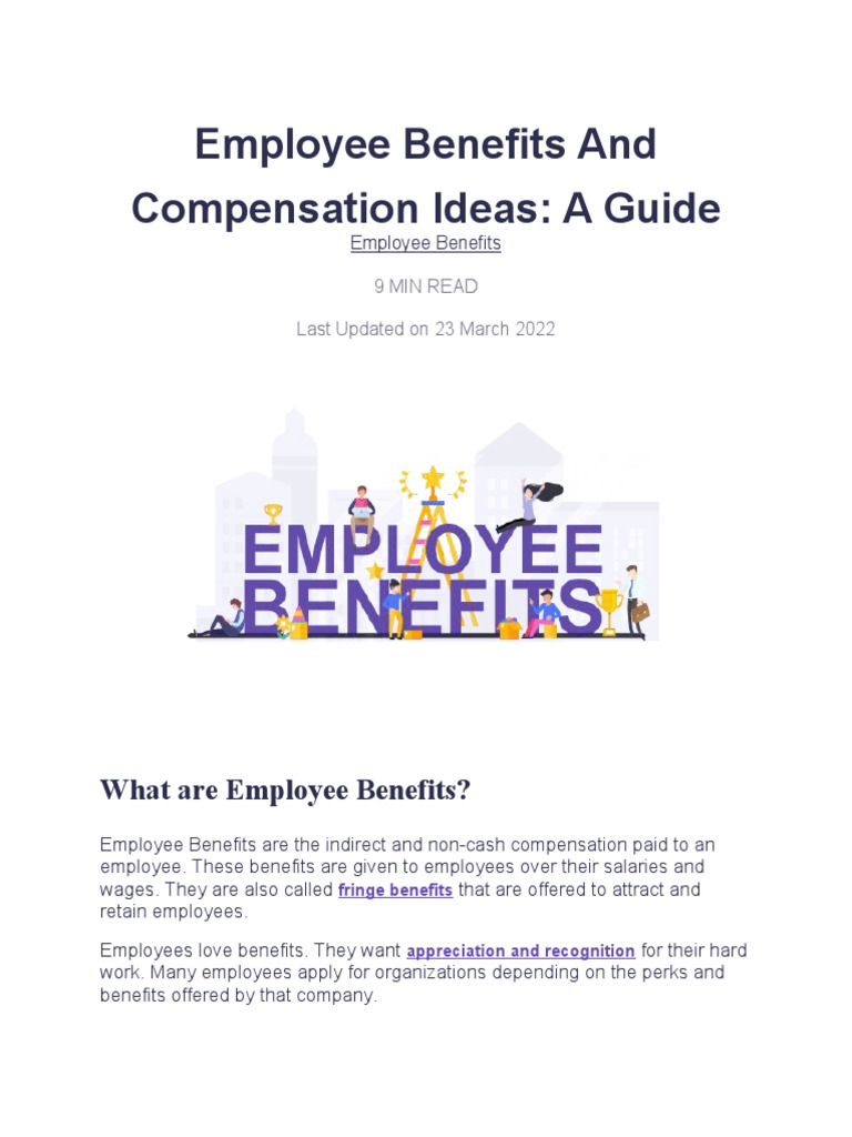 Employee Benefits And Compensation Ideas | PDF | Employee Benefits ...