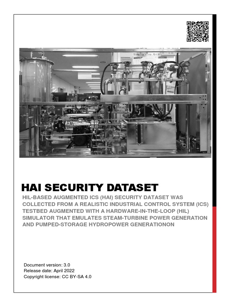 Hai Dataset Technical Details v3.0 | PDF | Power Station | Control Theory