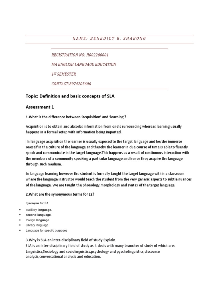 Understanding SLA: Key Concepts and Applications | PDF | Second ...