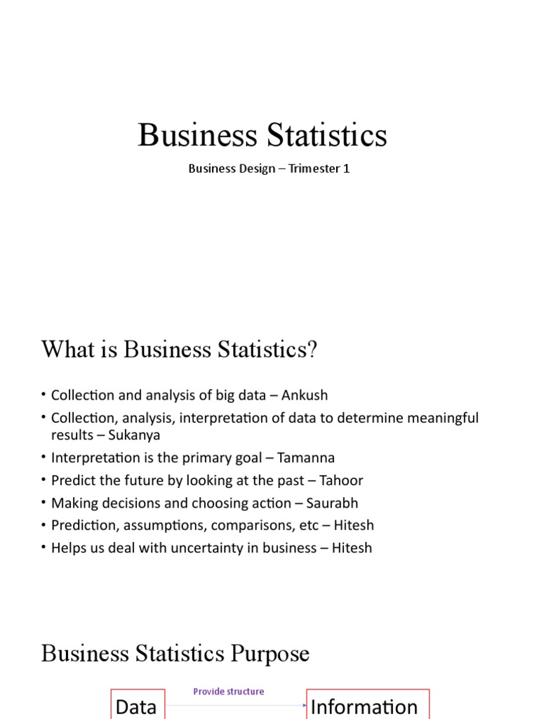Business Statistics for Online Success | PDF | Mode (Statistics ...