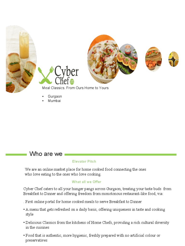 Cyber Chef Concept | PDF | Meal | Foods