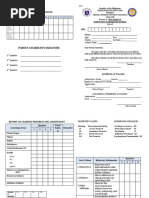 Report On Learner Not Promoted or Progressed To The Next Grade E110 | PDF