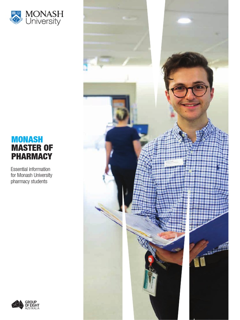 Monash Master of Pharmacy 2021 Entry Brochure | PDF | Pharmacist | Pharmacy