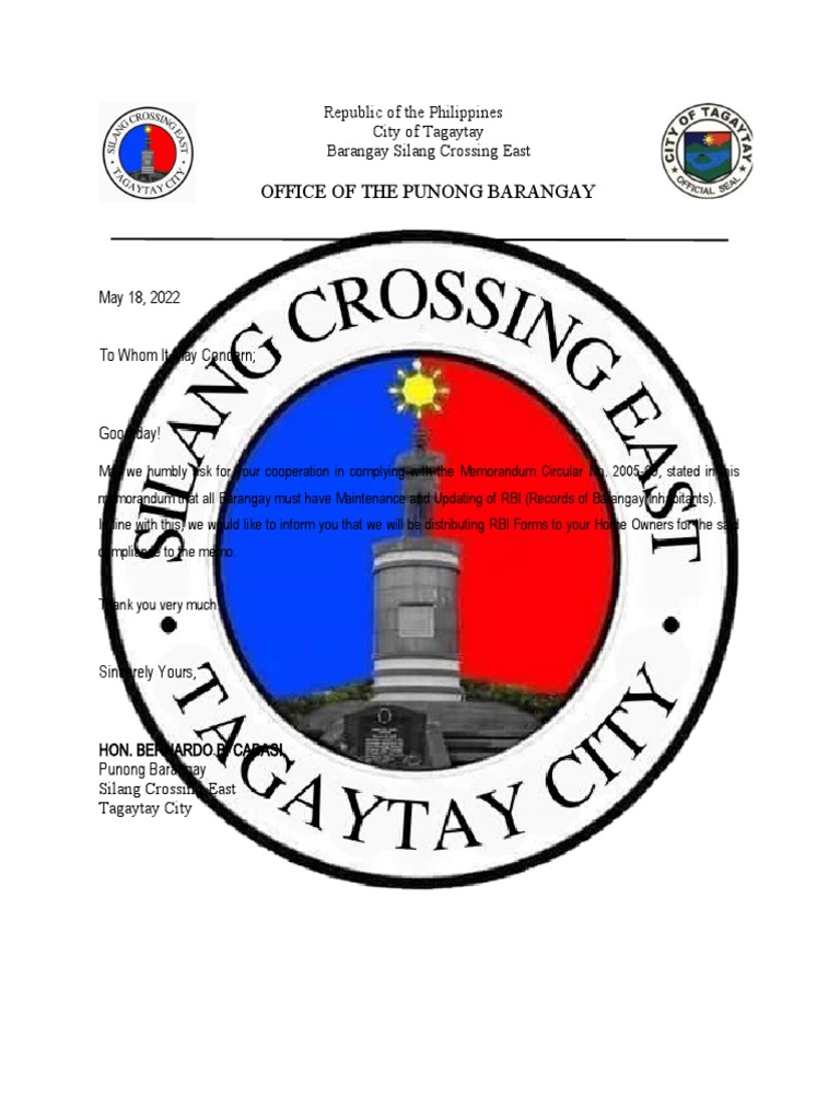 Rbi Request Letter | PDF