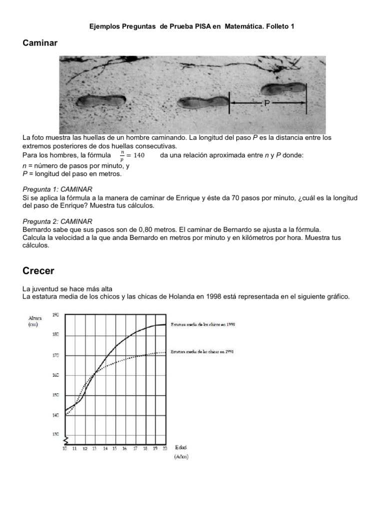 Prueba Pisa matemática | PDF | Tierra | Mir
