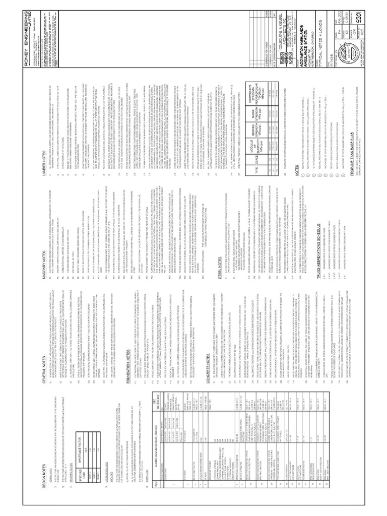 General Notes Concrete Notes Foundation Notes | PDF