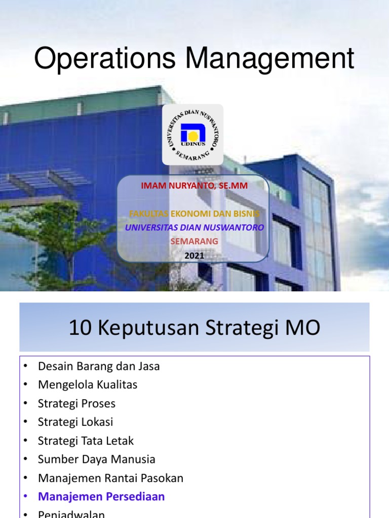 Inventory (EOQ Dan POQ) | PDF
