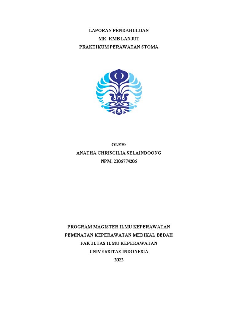 Jenis dan Perawatan Stoma Pasien | PDF