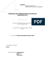 Company Form 7 Juma and Jameson | PDF | Business | Onomastics