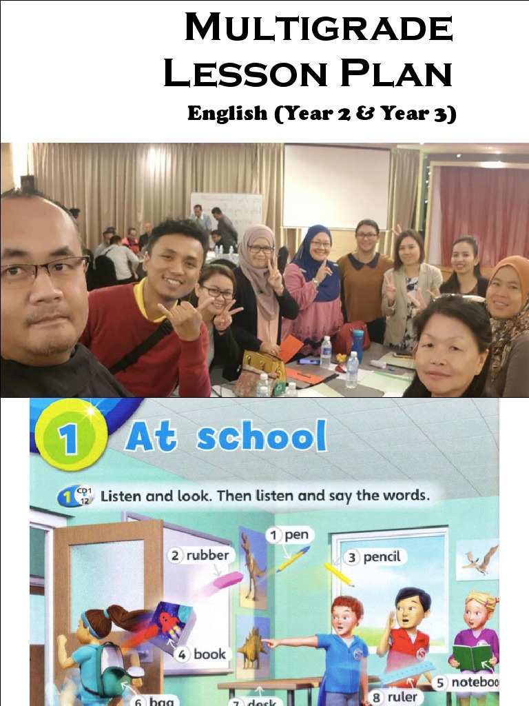 Multigrade Lesson (English Year 2 & Year 3) | PDF | Classroom | Lesson Plan