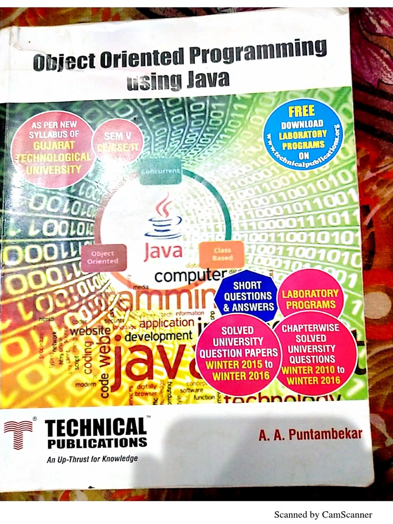 Oop (Java Technical Publication | PDF