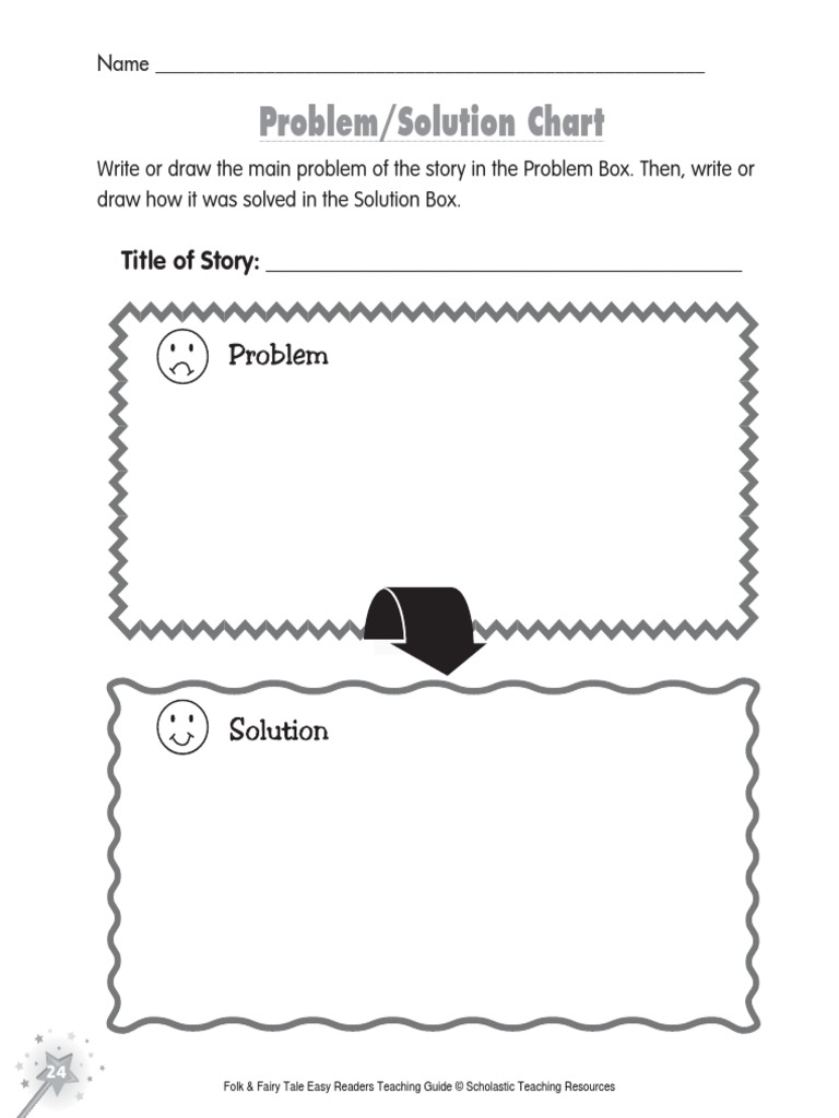 Problem Solution Chart SCHOLASTIC | PDF