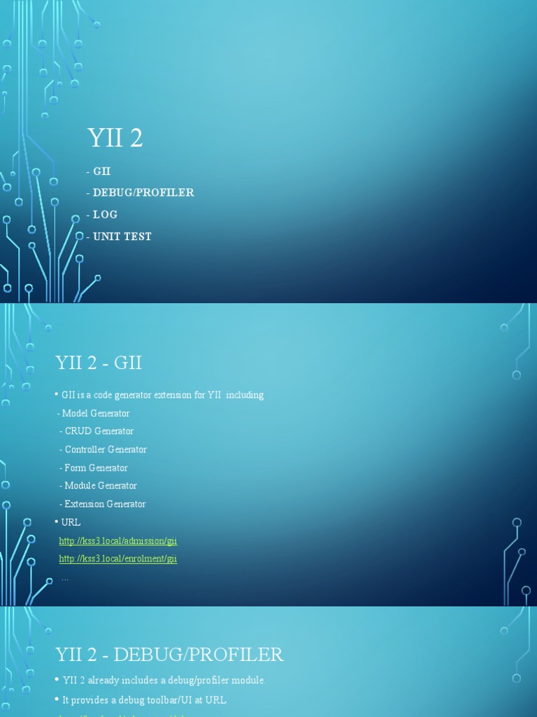 0.2 Yii2 Log Debug Test | PDF | Unit Testing | Software Testing 0.2 Yii2 Log Debug Test | PDF | Unit Testing | Software Testing