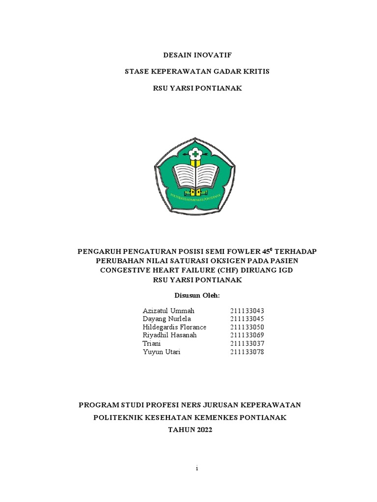 Desain Inovatif Gadar Kritis | PDF