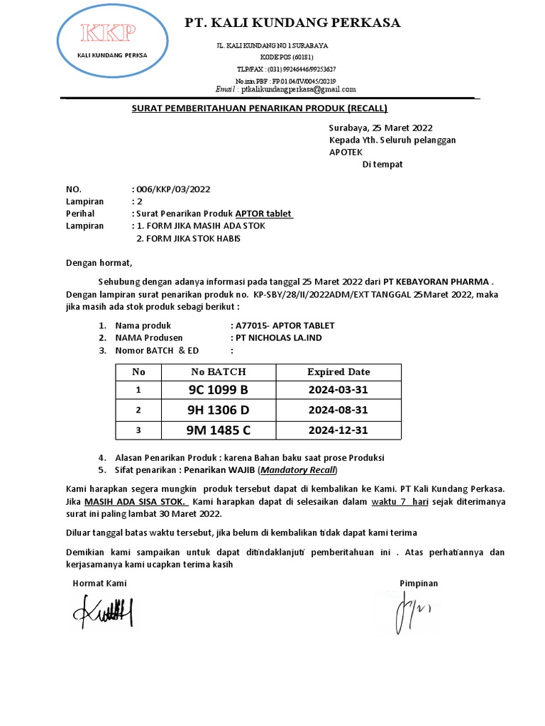 Recall Aptor Tab | PDF
