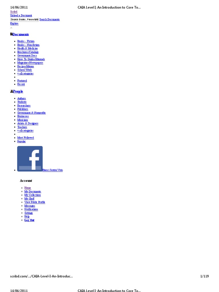 CAIA Level I An Introduction To Core Topics in Alternative Investments ...