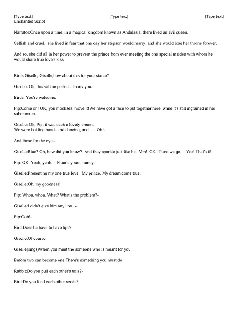 Enchanted Script | PDF | Nature