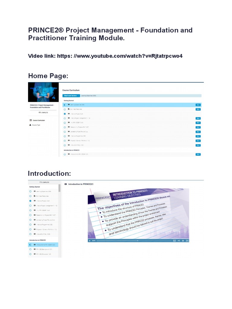 PRINCE2® Training for Professionals | PDF | Risk | Project Management