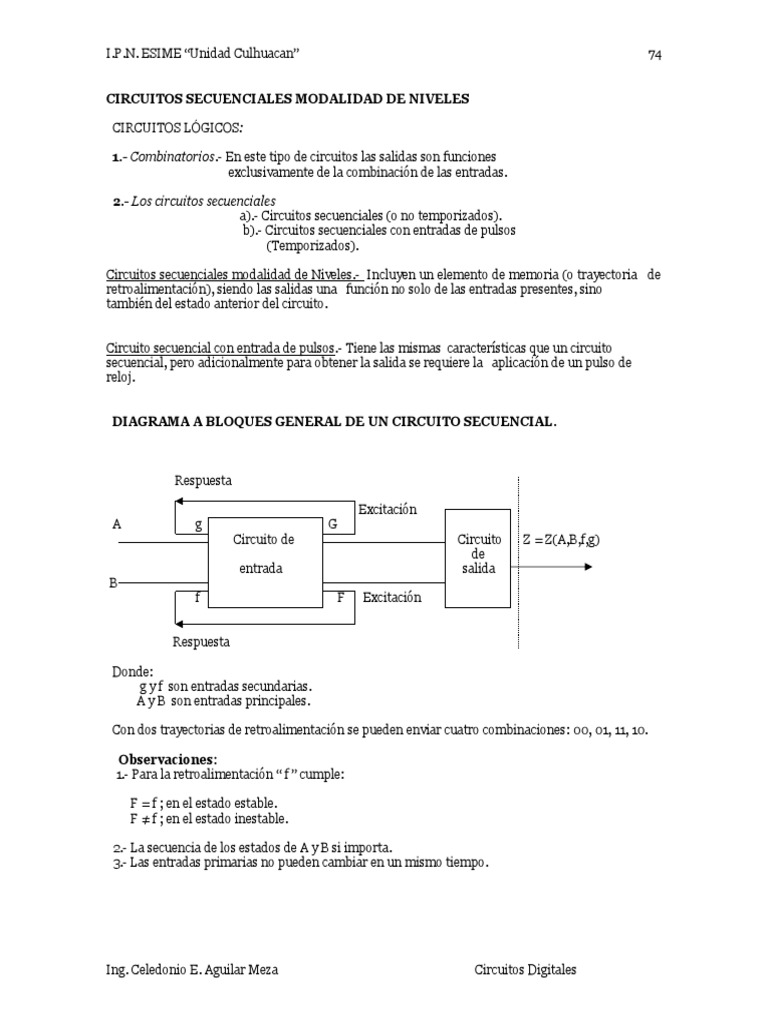 13 Circuitos Secuenciales | PDF