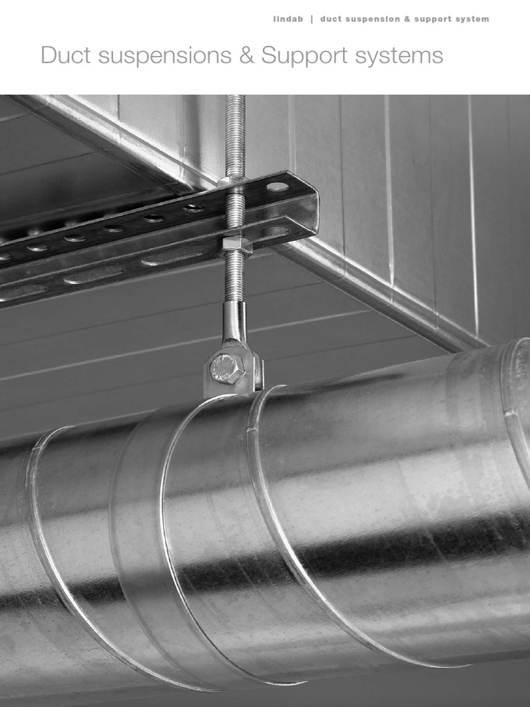 Duct Suspensions & Support Systems | PDF | Screw | Materials