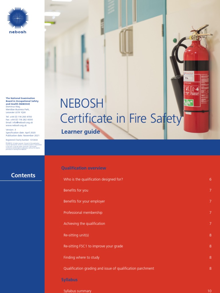 FSC Learner Guide v3 | PDF | Fire Safety | Fires