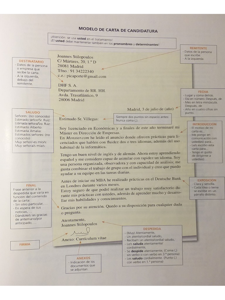 Modelo Carta Formal | PDF