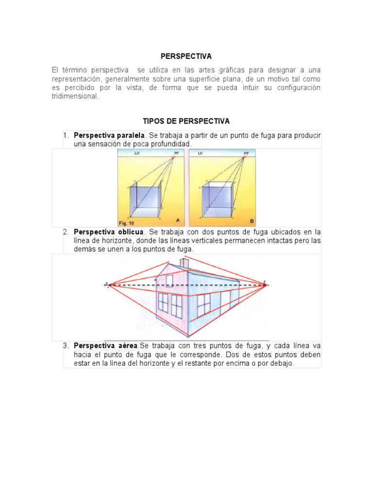 Perspectiva Aérea de Tres Puntos | PDF | Perspectiva (Gráfica) | Dibujo ...