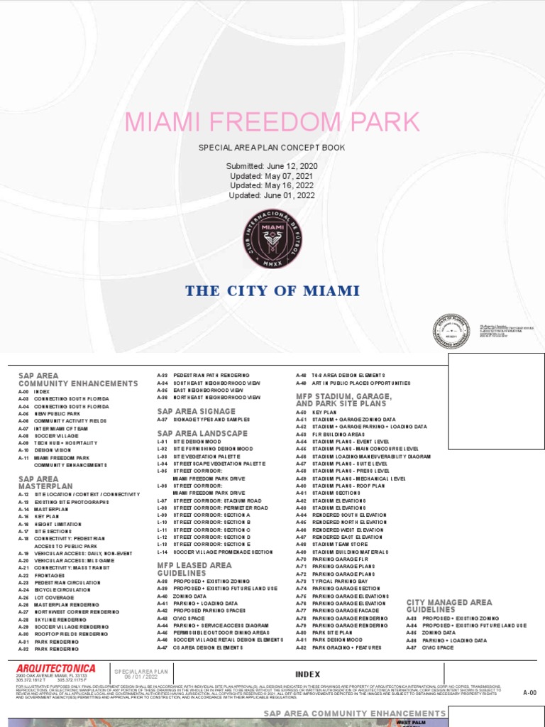 Miami Freedom Park: The City of Miami | PDF | Copyright | Transport