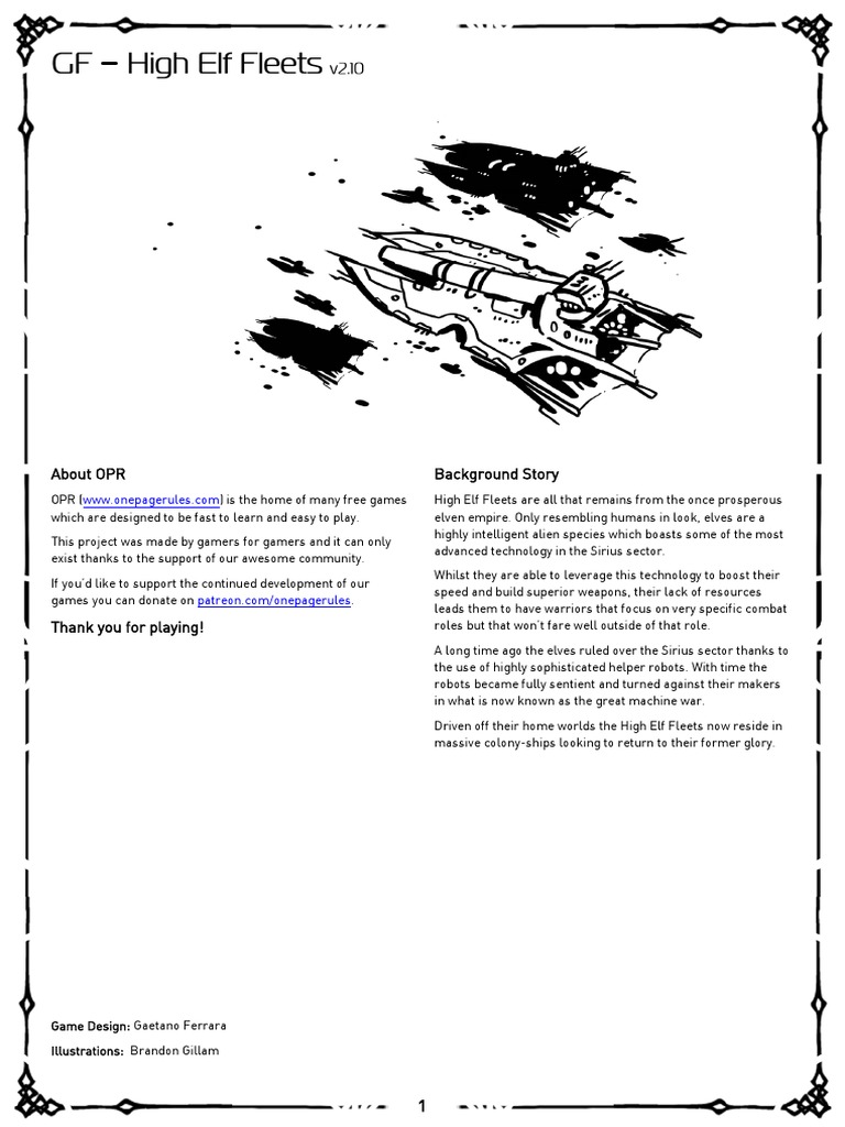 High Elf Fleet Game Guide | PDF | Elves | Military Technology