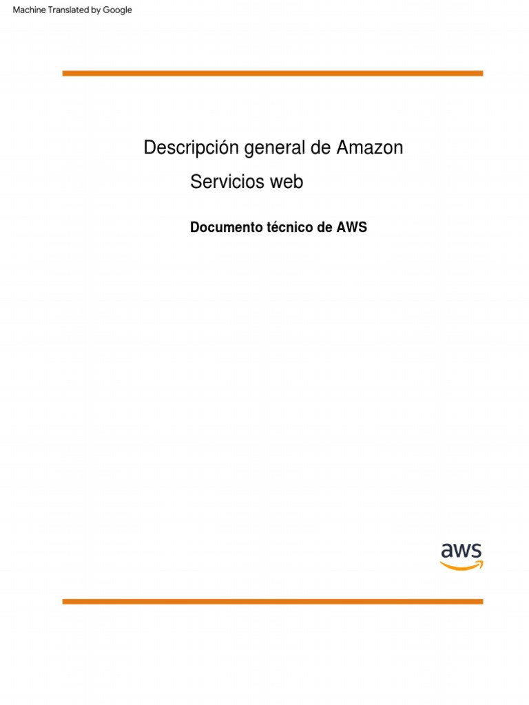 Aws Overview | PDF | Computación en la nube | Servicios web de Amazon