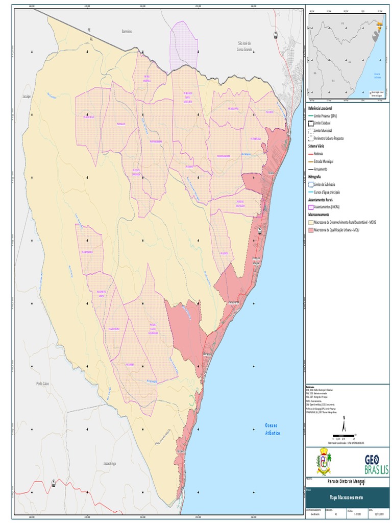 Anexo I - Mapa Macrozoneamento | PDF | Geografia Física | Hidrologia