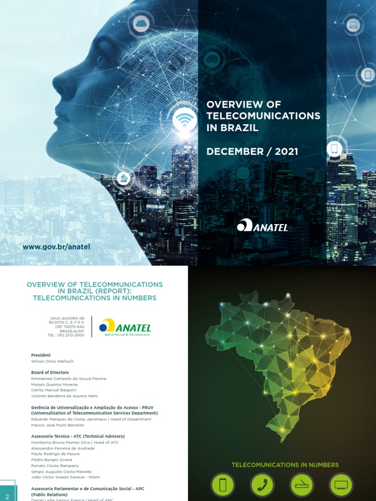 Telecommunications Overview Brazil 2021 | PDF | Computing | Mobile ...