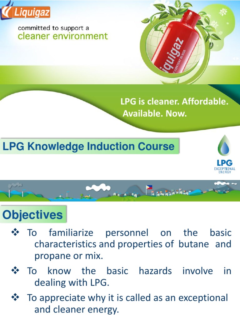 LPG Induction Course New | PDF | Liquefied Petroleum Gas | Propane