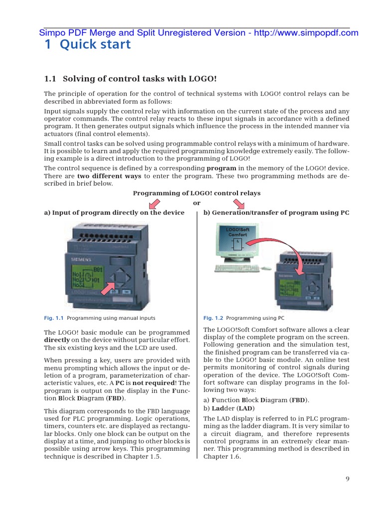 Logo! Practical Training | PDF | Programmable Logic Controller ...