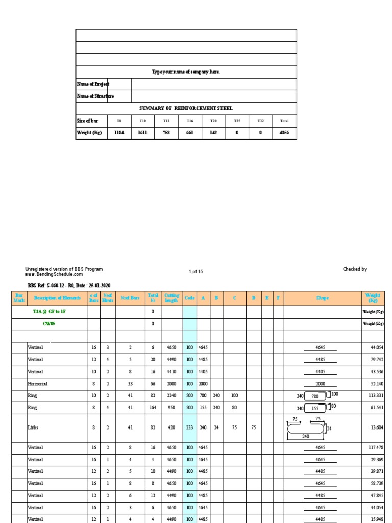 BBS Format - Missing BBS CW | PDF