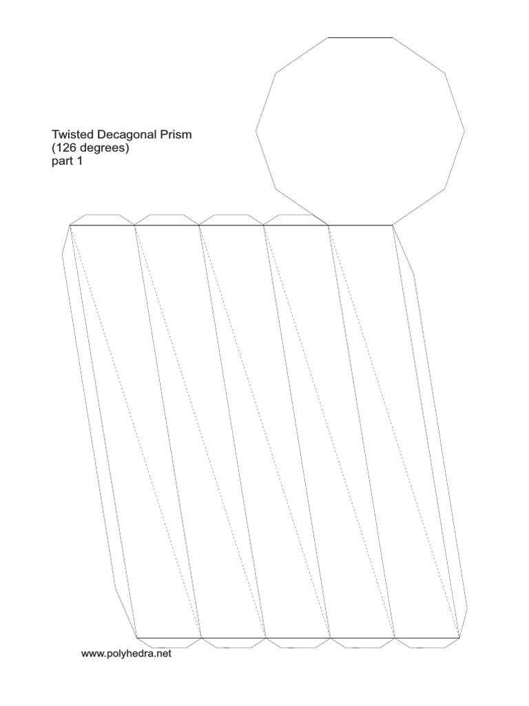 Twisted Decagonal Prism | PDF | Home & Garden | Science & Mathematics