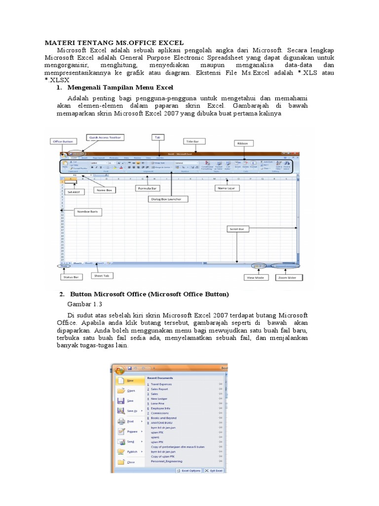 Panduan Lengkap Microsoft Excel 2007 | PDF