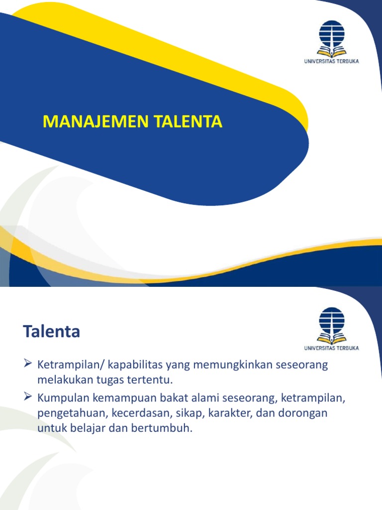 Manajemen Talenta | PDF