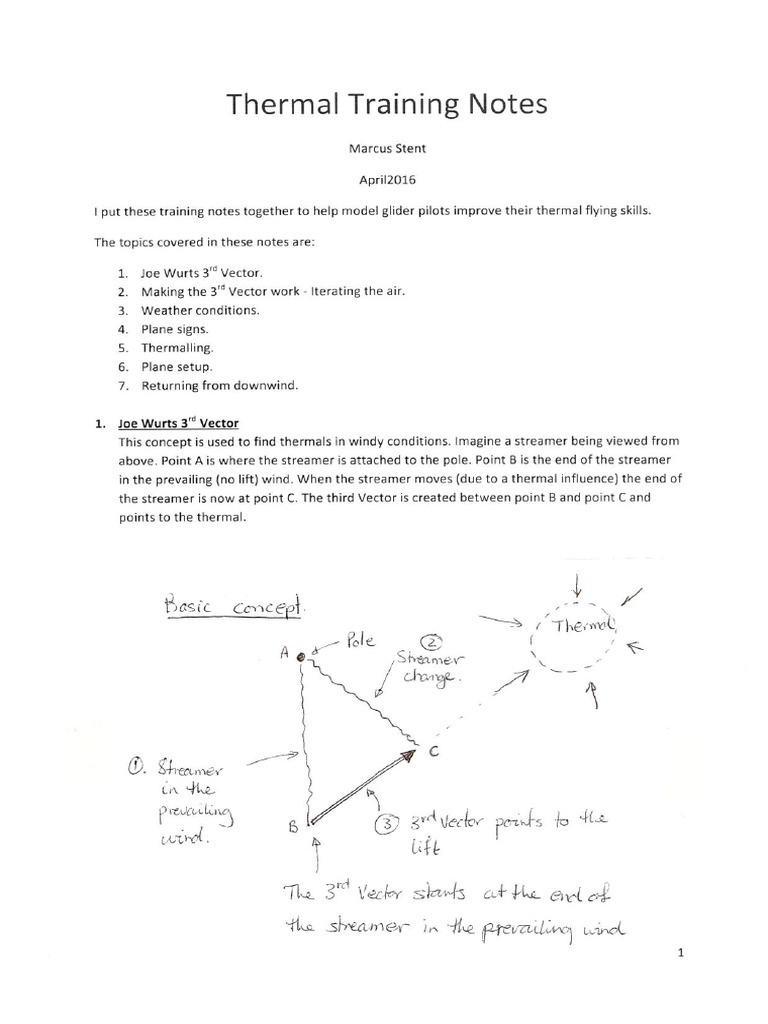 Thermal Training Notes 30042016 | PDF