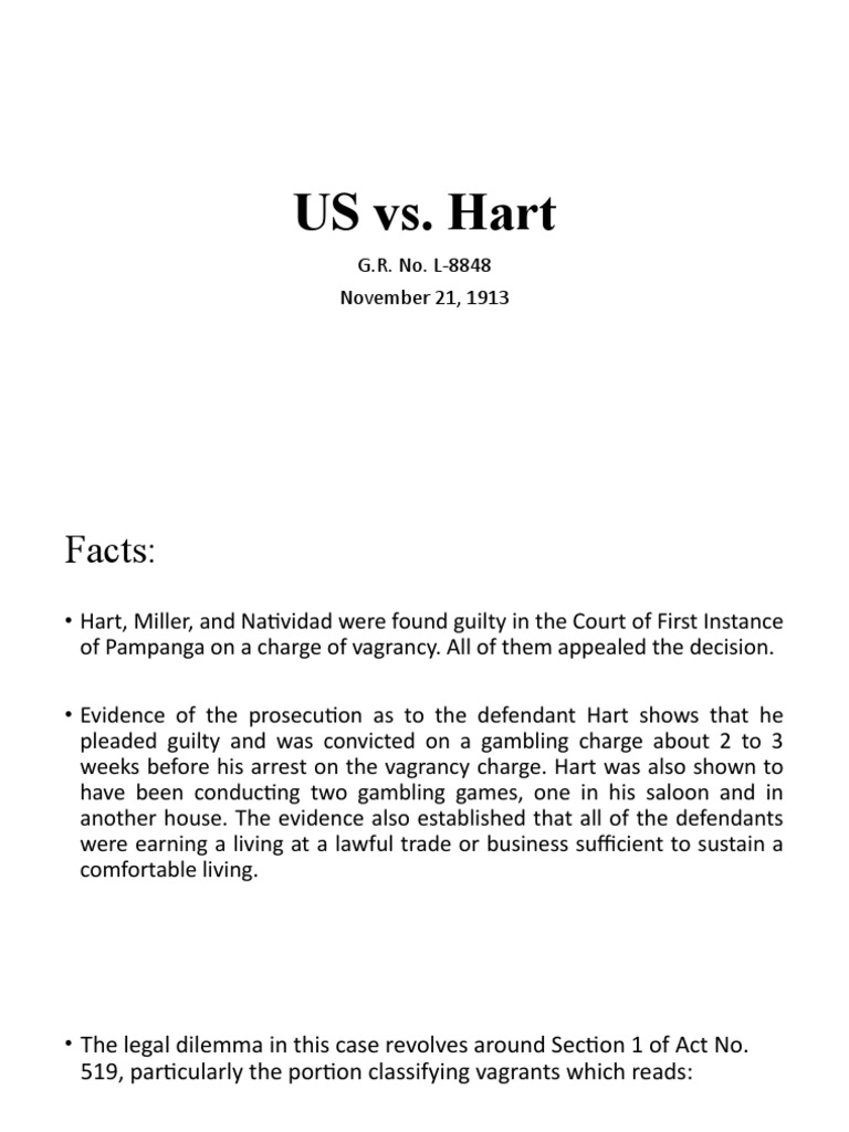 US Vs Hart | PDF | Government | Common Law