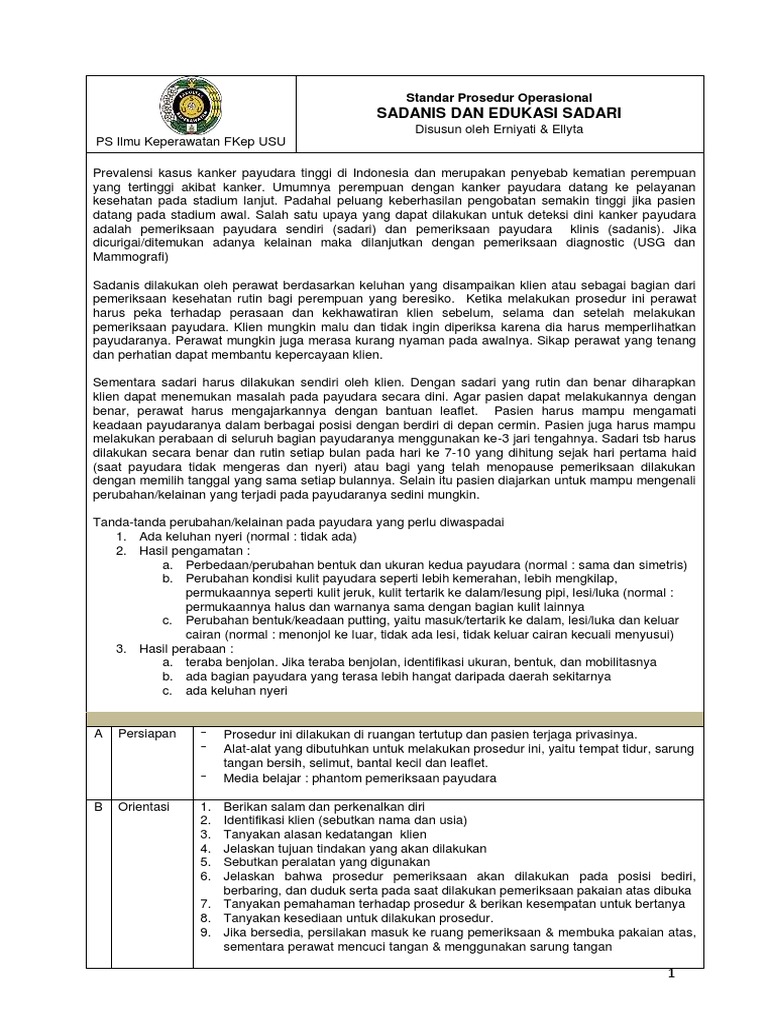 Panduan Sadanis dan Sadari | PDF