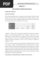 Microcontrollers Cheat Sheet | PDF | Computer Data Storage | Macro (Computer Science)