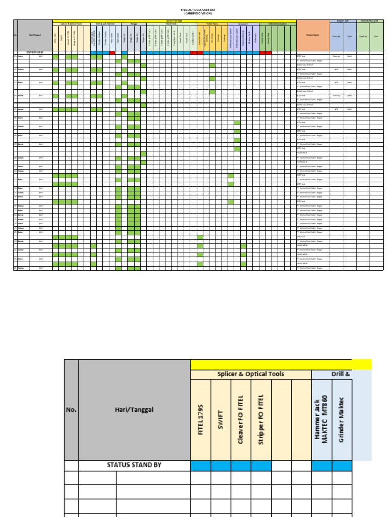 Special Tools List | PDF | Telecommunications Infrastructure ...