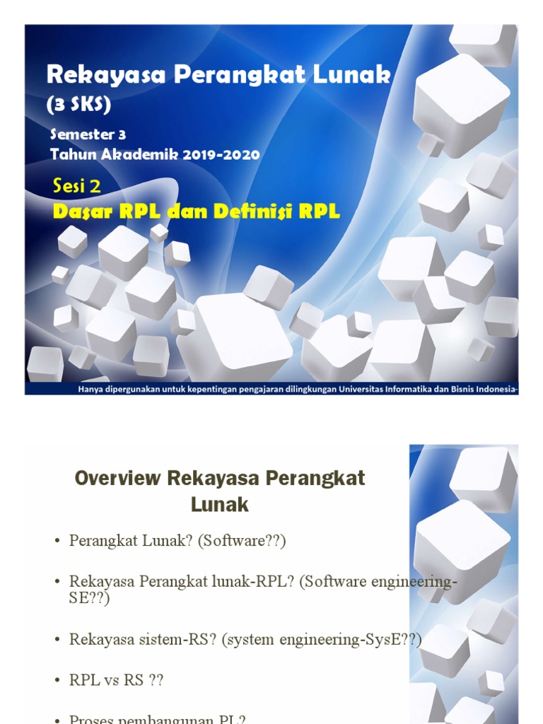02 - Dasar RPL Dan Definisi RPL | PDF