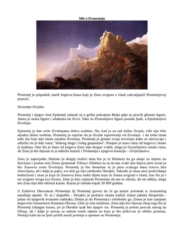 Mit o Prometeju | PDF