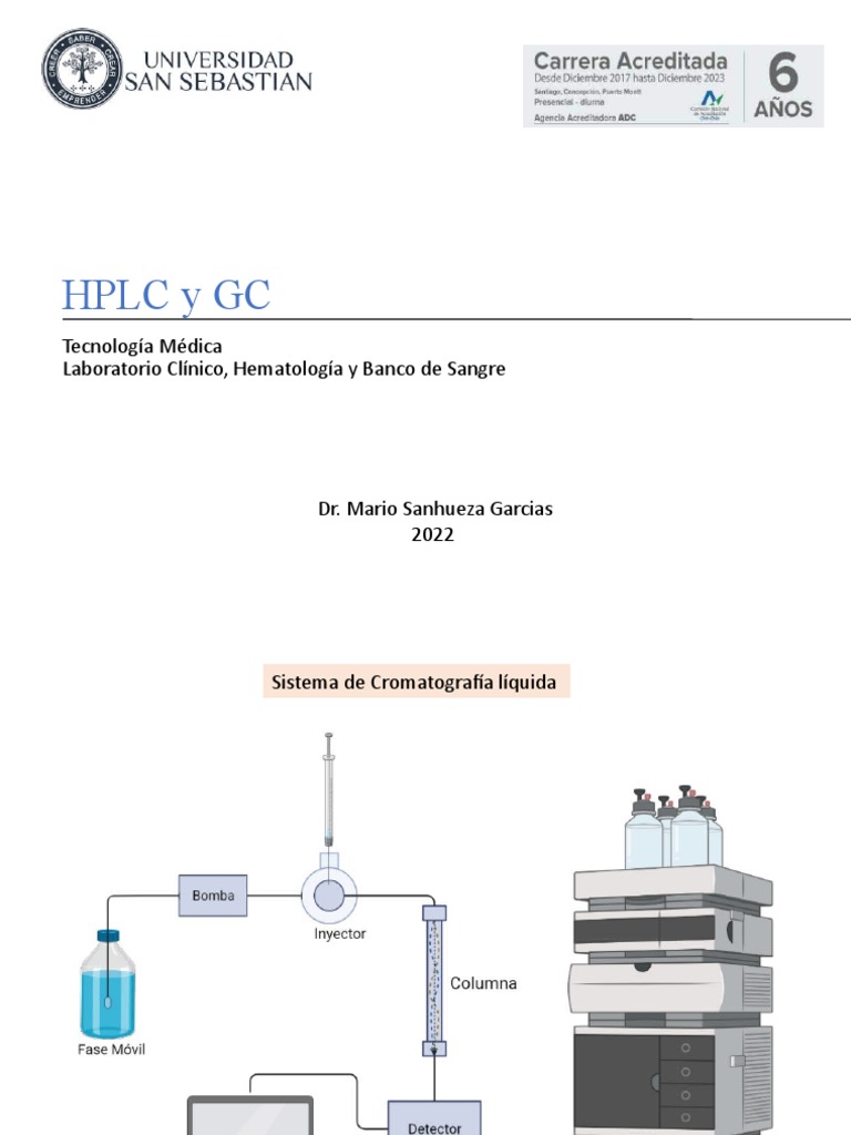 Clase 8 HPLC y GC 2 | PDF | Cromatografía de gases | Cromatografía líquida de alto rendimiento