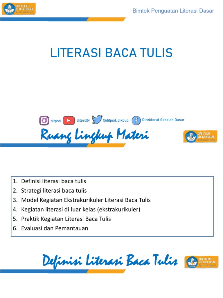 Literasi Baca Tulis | PDF